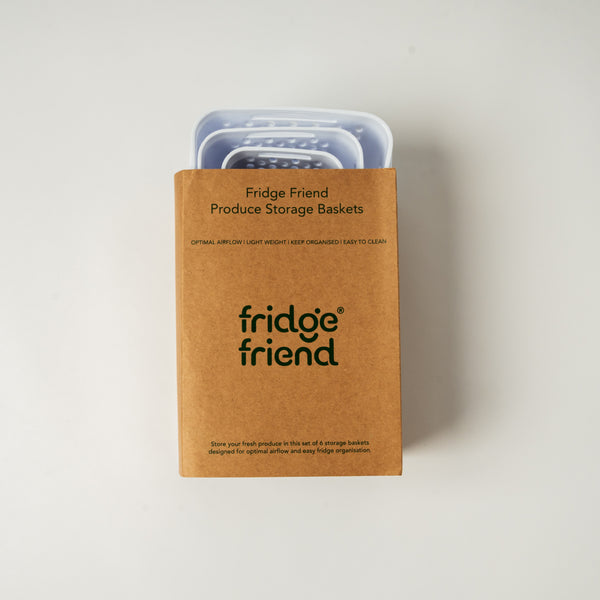 Produce Storage Baskets – Set of 6 – Fridge Friend